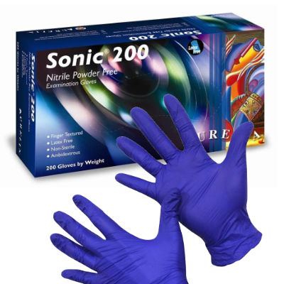 Sonic 200 Nitrile Powder Free Gloves
